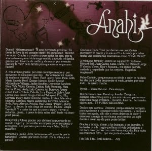 Anahi: CD